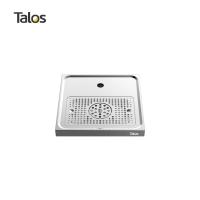 China Talos Stainless Steel Beer Drip Tray / Bar Counter Drip Tray With Rinser for sale