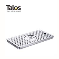 China Talos Bar Counter Drip Tray Stainless Steel Drip Tray With Rinser for sale