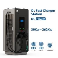 China EV DC Fast Charger Floor Mounted Vehicle Charging Station For Electric Cars for sale