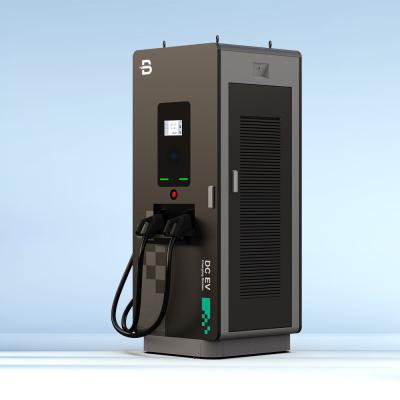 China 150KW DC EV Charger Dual DC Plug Fast Floor Mounted Charging Station for sale