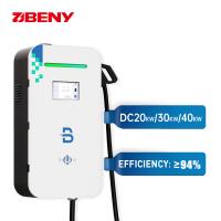 China 40KW DC EV Charger Station 20KW 30KW Fast Wall Charging Station for sale