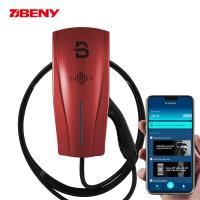 China BENY 7.4KW type 2 ev charger smart APP 1-Phase home charger station with cable for sale