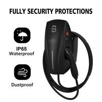 China BENY type 2 32a 240v ev wallbox charger ac wallbox 7kw electric car ev charger for sale