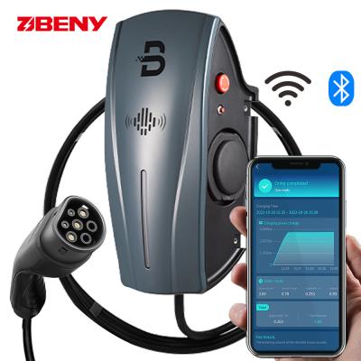 China BENY Custom 4.1kw-22kw 32a Type 2  Model 3 ev charger 7KW 11KW 22KW home ev charger For Electric Car for sale