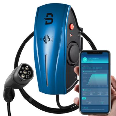 China BENY 4.1kw-22kw 32a wall box type 2 three phase electric car wallbox ev charging station wallbox with DLB for sale