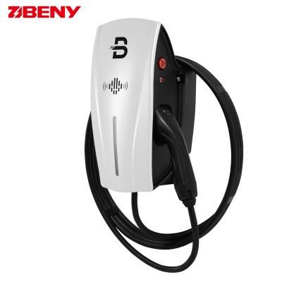 China Beny 7.4kw Ev Charger Type 2 1 Phase 230v Ac Charger Electric Vehicle Wall Charger for sale