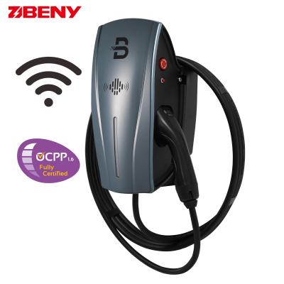 China BENY Wallbox Wall-Mounted Charger Ev Car 3 Phase Wallbox 22KW Charging 32A AC EV Charger Station With OCPP for sale
