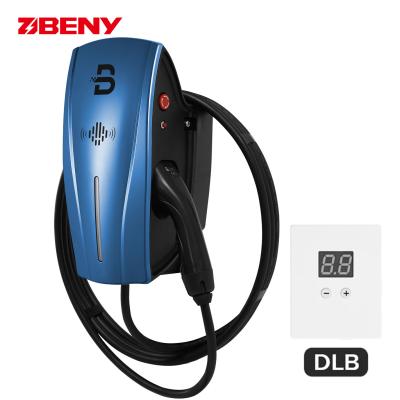 China BENY wall-mounted wallbox 7kw AC 230V charger 32A connector EV charging station with DLB for sale