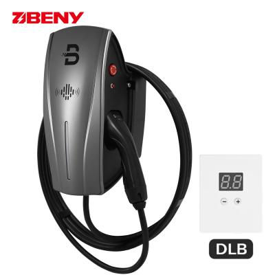 China BENY house use 7.4kw ev charger 7KW AC EV wall-mounted electric car charger station with DLB for sale