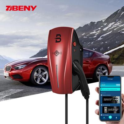 China Wallbox 7kw 22kw  Level 2 Fast Charging Station EV Wall Charger 32A Wall Mount EV Charger for sale