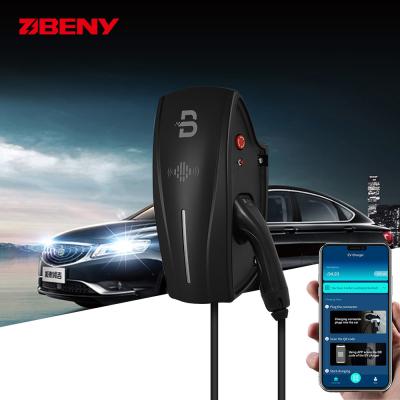 China BENY 11KW 22KW Wallbox Type 2 Type 1 EV Fast Wall Charger Station Electric Vehicle Car Charging Stations Pile for sale