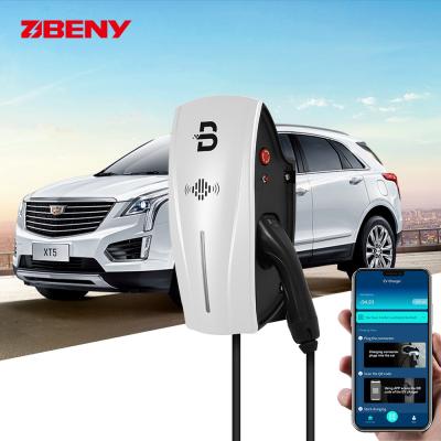 China BENY 7.4KW Electric Home Car Charger EV Wallbox 32A Wifi APP Electric Vehicle Charging Station for sale