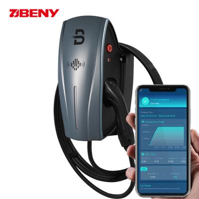 China BENY ev charger wallbox 22kw ocpp1.6 home ev charger 7kw Type 2 level 2 Electric Vehicle Charger for sale