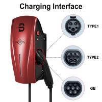 China BENY 3 Phase Type 2 Plug 32A 7.4Kw 22Kw AC EV Charger type 2 ev charger evse wallbox 22kw with ocpp&app for sale