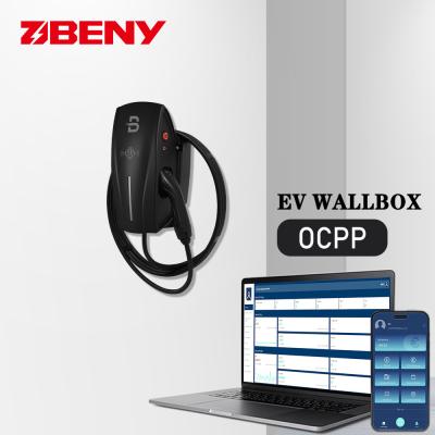 China BENY ocpp ac ev charger automobile 7kw ev charger Type 2 Electric Vehicle Charger wallbox for sale