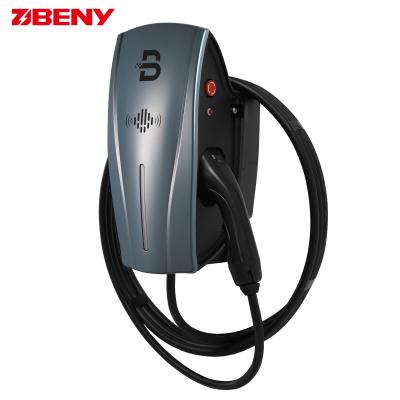 China BENY RFID Single Phase Car 220V EVSE 32A Outdoor Home 7kw Level 2 Type 2 Ev Chargers with Cable for sale