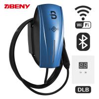 China BENY ev charger 7.4 kw 1 phase charger wallbox wallbox type 2 electric car charger with DLB for sale