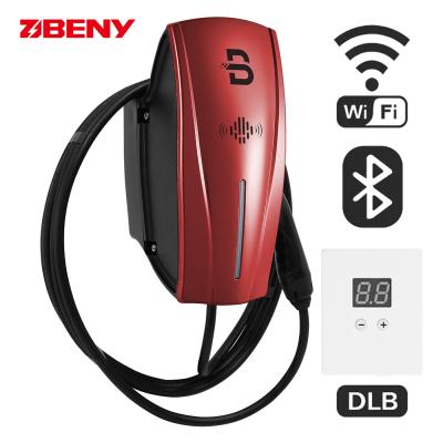 China BENY 32a ev car manufacturers wallbox electric fast 7kw wallbox 32a wallbox with DLB for sale
