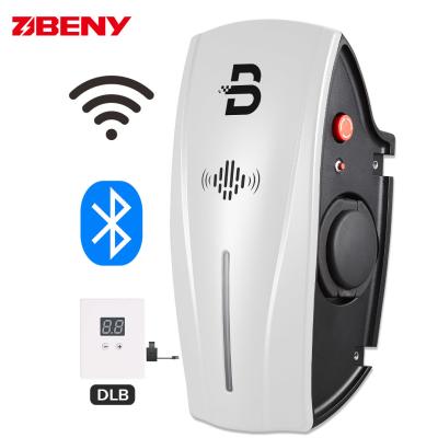 China BENY 7KW home ev charger Type 2 Outlet Wall Mounted Charging Pile with DLB Function for sale