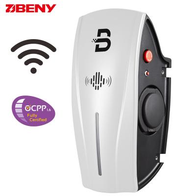 China BENY new pattern electric vehicle charger 7.4kW electric vehicle intelligent AC distribution box with OCPP 1.6 for sale