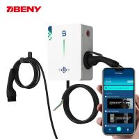 China BENY Safer car charging pile 32A Home EV Wallbox 22kw white Charging station  3-phase 400V charger auto ev charging station for sale
