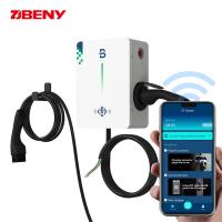 China BENY Beautiful 32A Home EV Wallbox 3 years warranty 7.4kw white Charging station  1-phase 230V ev charger europe standard for sale