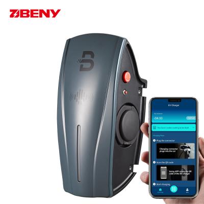 China BENY wifi app smart type 2 7kw 22kw ac ev charging station ev charger wallbox for electric cars for sale