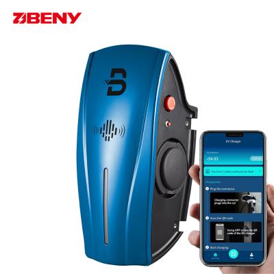 China BENY Wallbox EV Charging Pile Commercial EV Car Charger Level 2 Wallbox 7kw EV Charger Station for sale