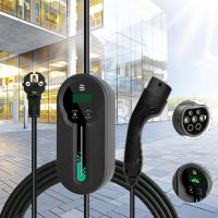 China 3.7KW Electric Vehicle Charging Station Portable Mobile EV Charger With Charging Gun for sale