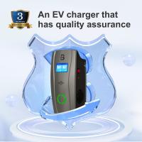 China Wall Mount AC EV Charger Dual Output DC Wallbox Fixed Cable Type 2 for sale