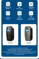 China BENY LCD Dual Credit Card European Standard Ac 2*22kw Socket Commercial 400v RFID Wifi OCPP 3 Phase 32a Type 2 Ev Chargers for sale