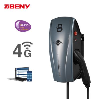 China BENY ac charging pile wall box ev charger 7kw wallbox bidirektional stazione di ricarica charging piles for electric vehic for sale