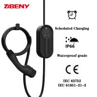 China AC Portable EV Charger Mode 2 OEM 3.5KW 16A Level 2 With Screen for sale