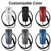 China 7.4KW AC EV Charger 230V Bluetooth WiFi Electric Vehicle Wallbox Ocpp 1.6 for sale