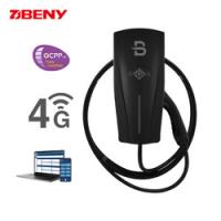 China 7.4KW AC EV Charger 230V Bluetooth WiFi Electric Vehicle Wallbox Ocpp 1.6 for sale