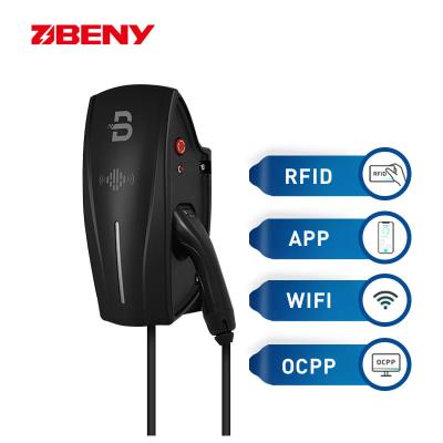 China BENY AC EV Charger WallBox 7kw 11kw 22kw Type 2  ev Charging pile level 3 ev Smart charging station for sale