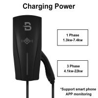China BENY AC EV Charger WallBox 7kw 11kw 22kw Type 2  ev Charging pile level 3 ev Smart charging station for sale
