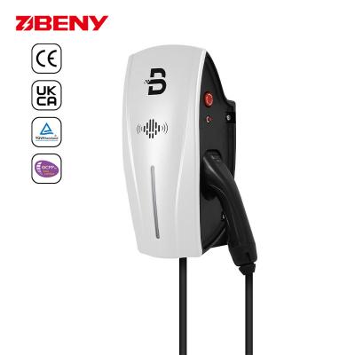 China Wall Mounted AC EV Charger Electric Vehicle Charging Station J1772 With Type 1 Plug for sale