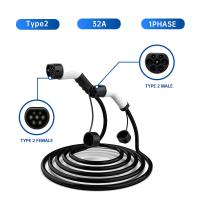 China Customized EV Charger Accessories 1 Phase Type2 22KW 32A Car Charging Cable for sale