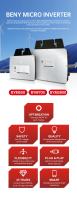 China BENY High efficiency solar micro inverter Micro Single In Microinverter 550W solar power inverter with 25 year warranty for sale