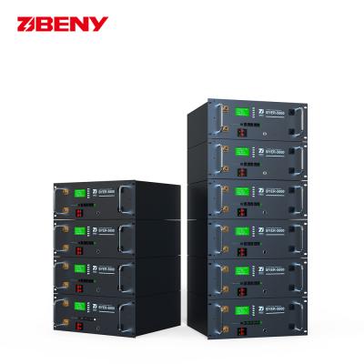 China Rack Mount Powerwall Lithium Ion Battery LFP Energy Storage 5.12KWH Pack for sale