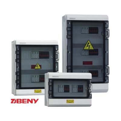 China 6 input 1 output 1000V solar PV DC combiner box with over voltage protection for sale