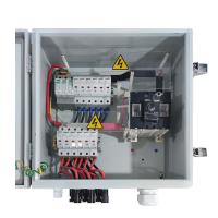 China 6 input 1 output 1000V solar PV DC combiner box with over voltage protection for sale