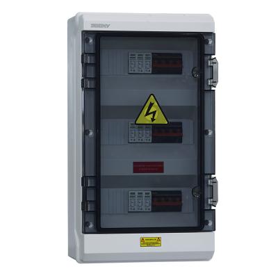 China dc solar panel string box 6 input 3 output PV array dc combiner box for sale
