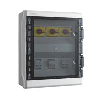 China DC ISOLATOR BOX IP65 ENCLOSURE THREE STRINGS WITH FUSE BHS-3 for sale