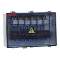 China solar pv  dc string box IP65 DC string box 6 input 6 output dc string box for sale