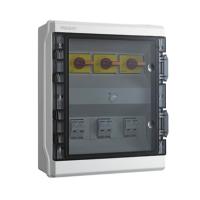 China DC ISOLATOR BOX IP65 ENCLOSURE THREE STRINGS WITH FUSE BHS-3 for sale