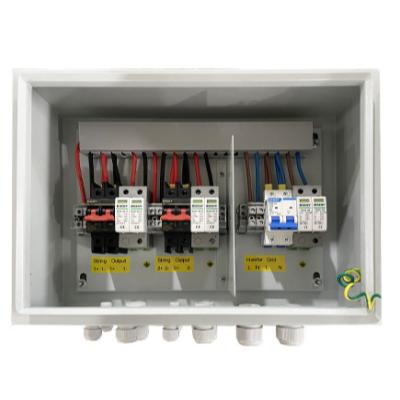 China DC+A Ccombiner box for pv IP65 with   DC AC protection for solar PV system for sale