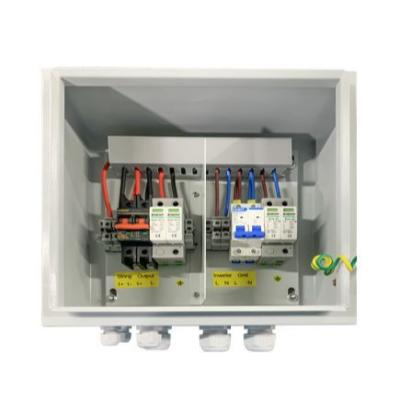 China DC+AC COMBINER BOX IP65 with  the DC and AC protection for solar PV system for sale