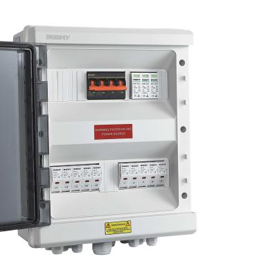 China IEC Standard 5 IN 1 OUT Solar DC Combiner Box for PV Protection for sale